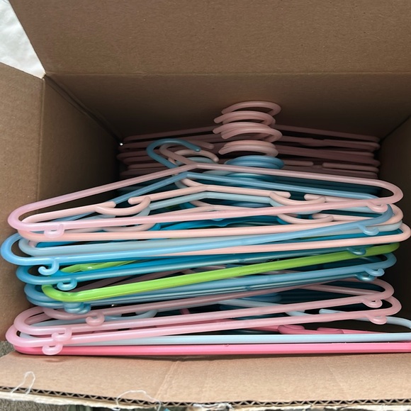 Party Supplies | 54 Kid Size Colorful Plastic Hangers Set | Poshmark